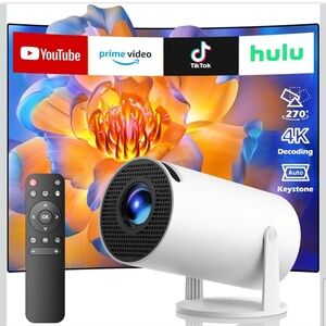 Cameras, Photo & Video | White 4k Projector With Remote | Poshmark